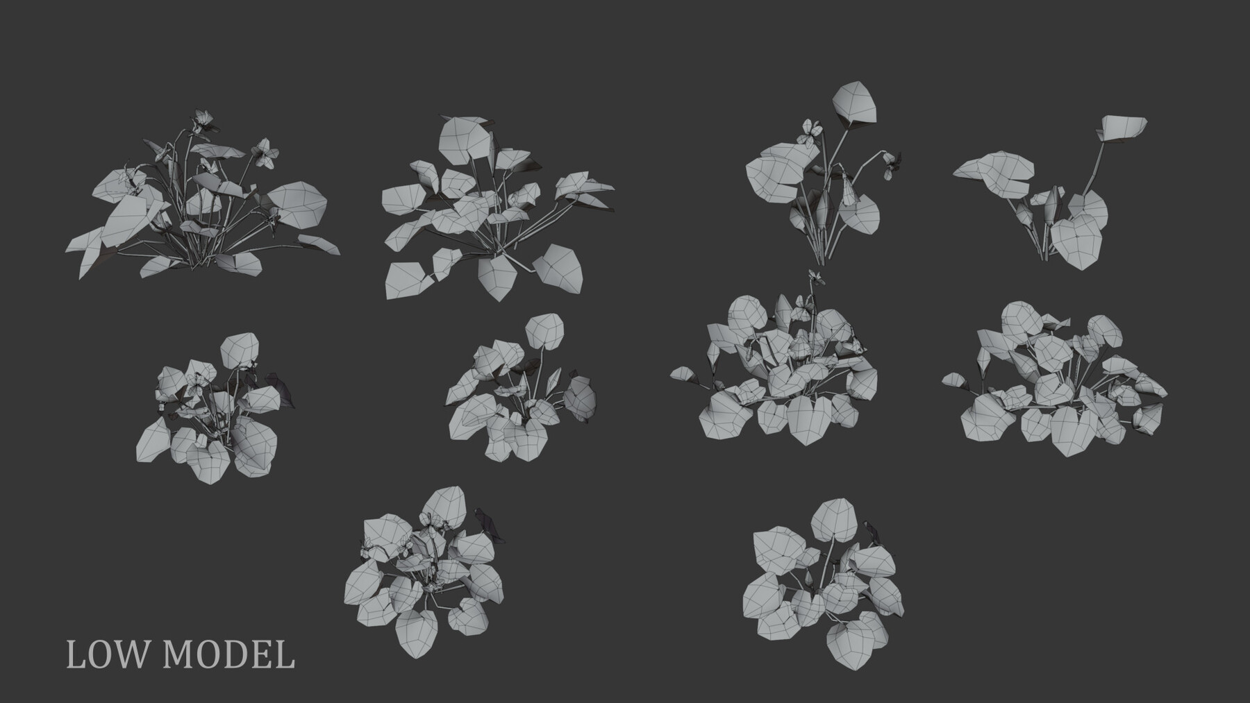 ArtStation - 3D Flower | Sweet Violet | Resources