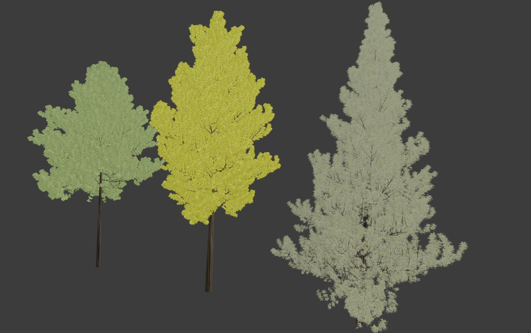 ArtStation - Landscape Trees | Game Assets