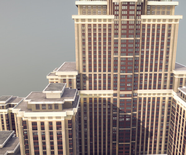 ArtStation - MSK Building 24 Triumph Palace | Game Assets