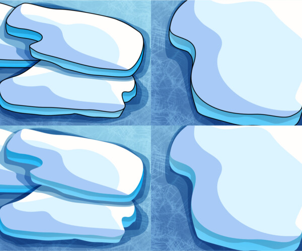 ArtStation - Winter Ice GUI | Game Assets