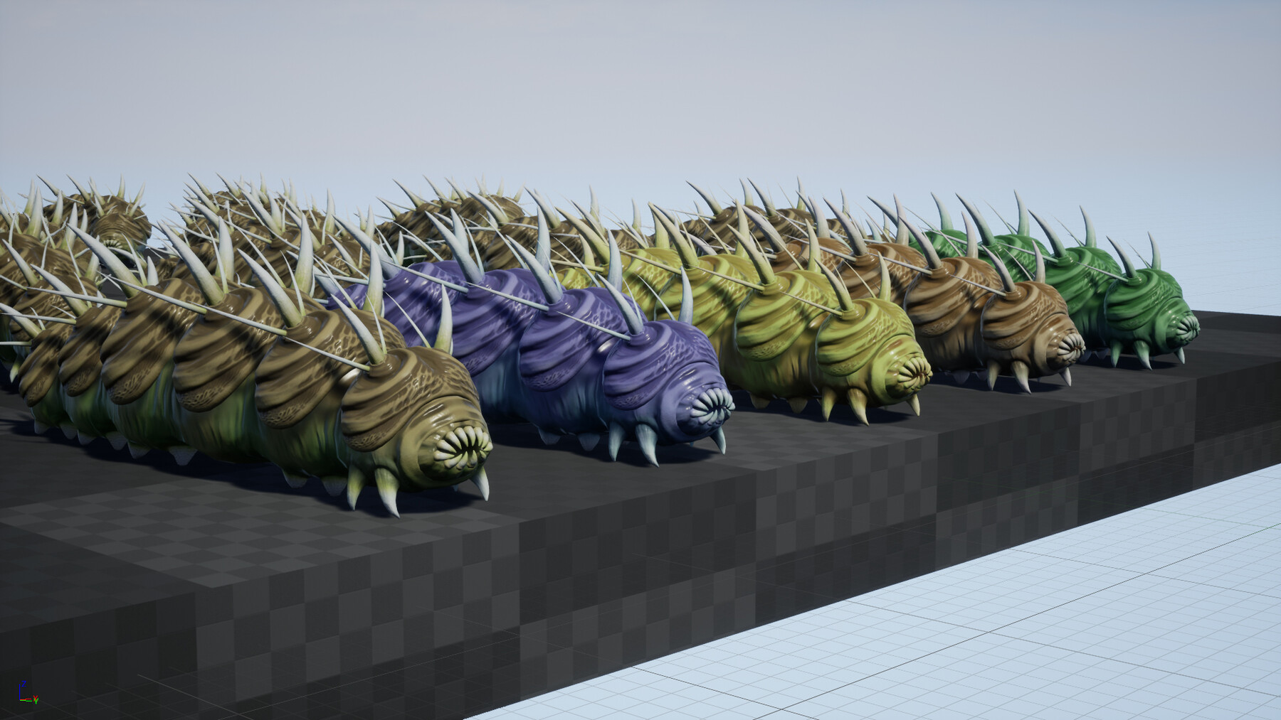 ArtStation - Caterpillar Creature | Game Assets