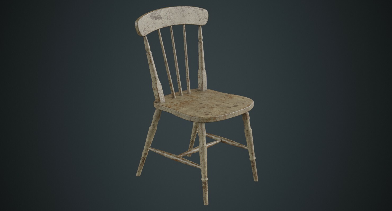 ArtStation - Kitchen Chair 2C | Game Assets