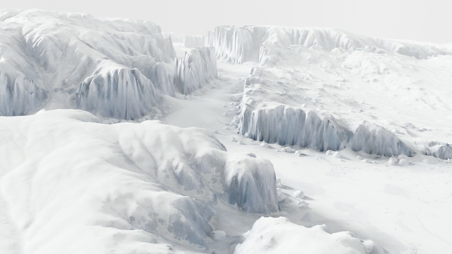 ArtStation - Polar pack ice in Blender | Resources