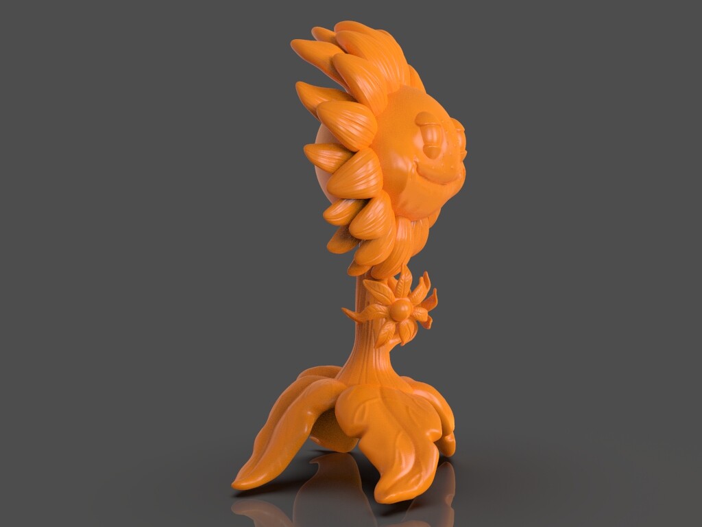 ArtStation - Sunflower and ZBrush timelapse | Game Assets