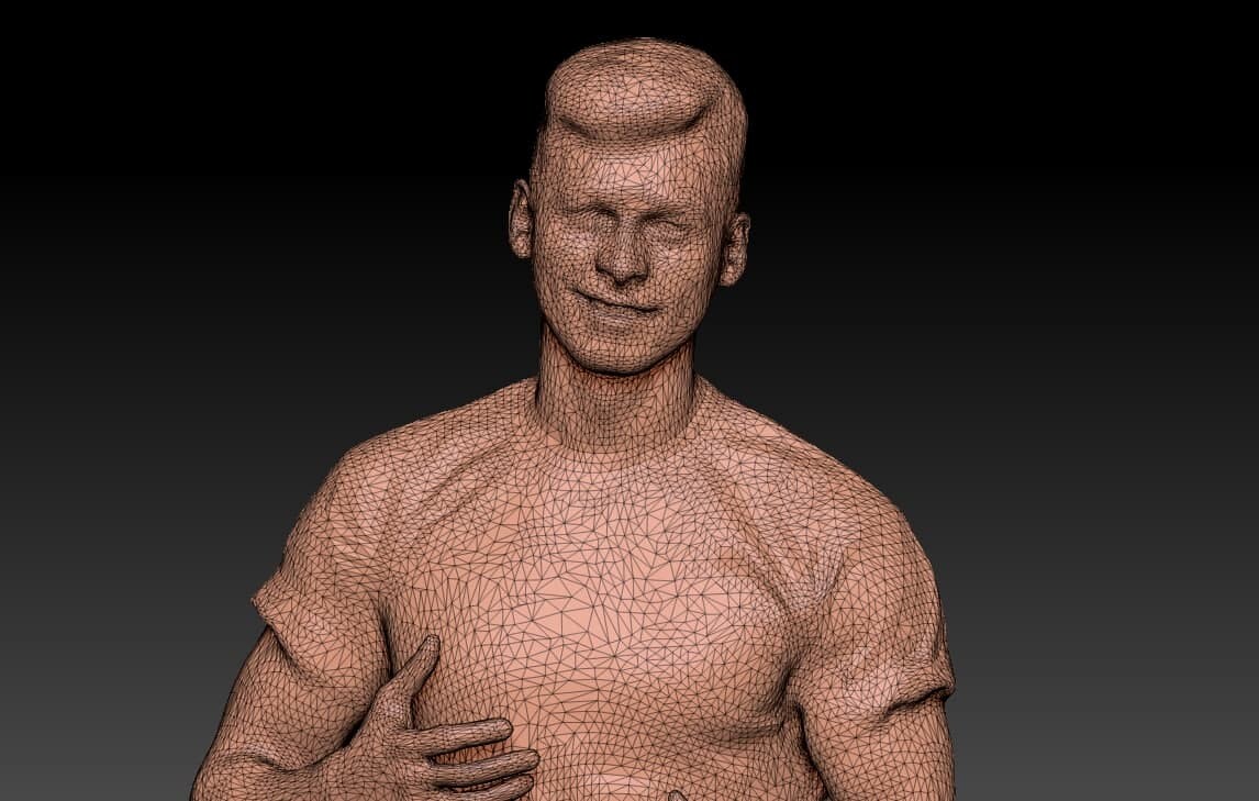 ArtStation - Handsome sporty man smiling 244 | Game Assets