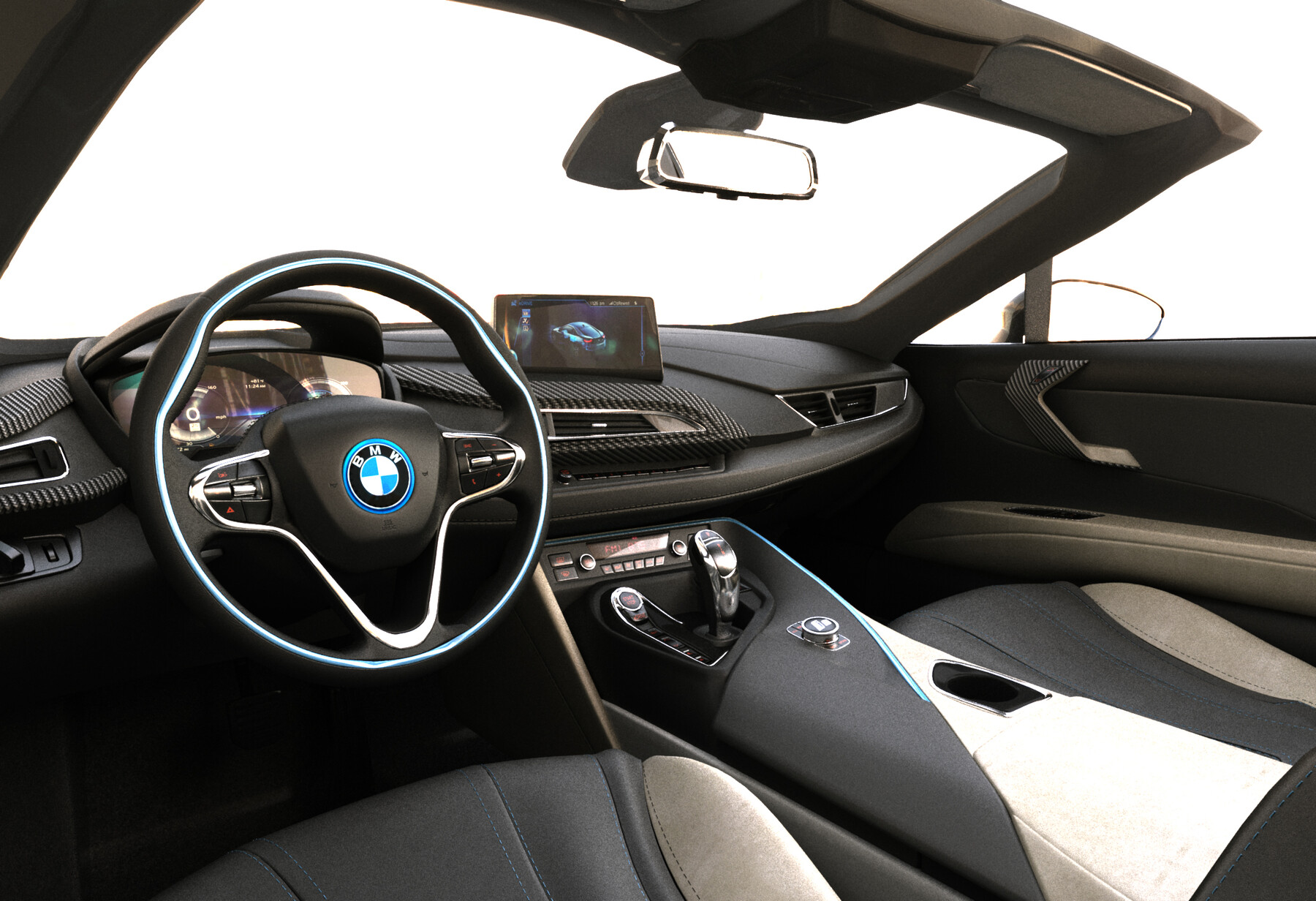 ArtStation - bmw i8 roadster black | Resources