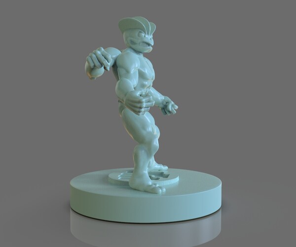 ArtStation - Pokemon Machamp Figurine and ZBrush Timelapse 3D print ...