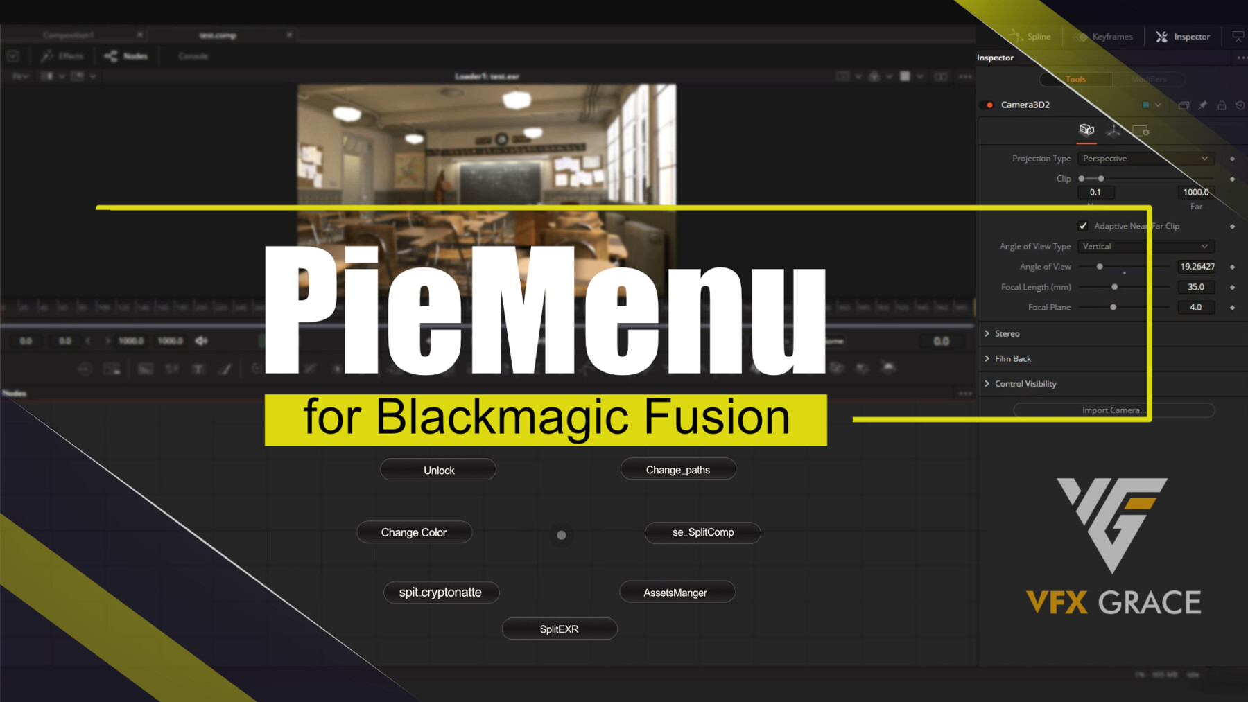 ArtStation - Fusion Script | PieMenu Editor | VFX Grace | Resources