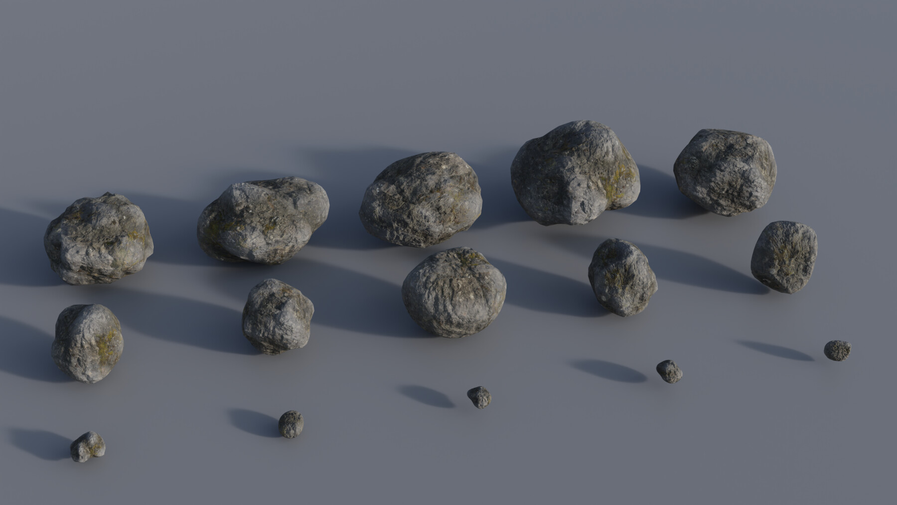 ArtStation - Low Poly Rocks - Asset Pack | Game Assets