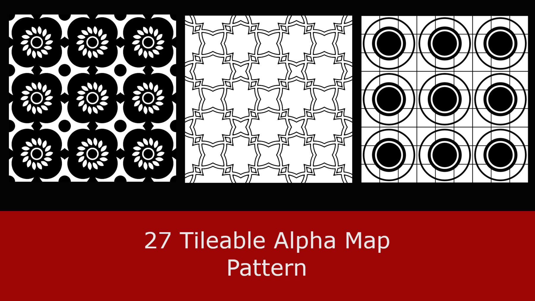 ArtStation - 27 seamless Alpha Map | Brushes