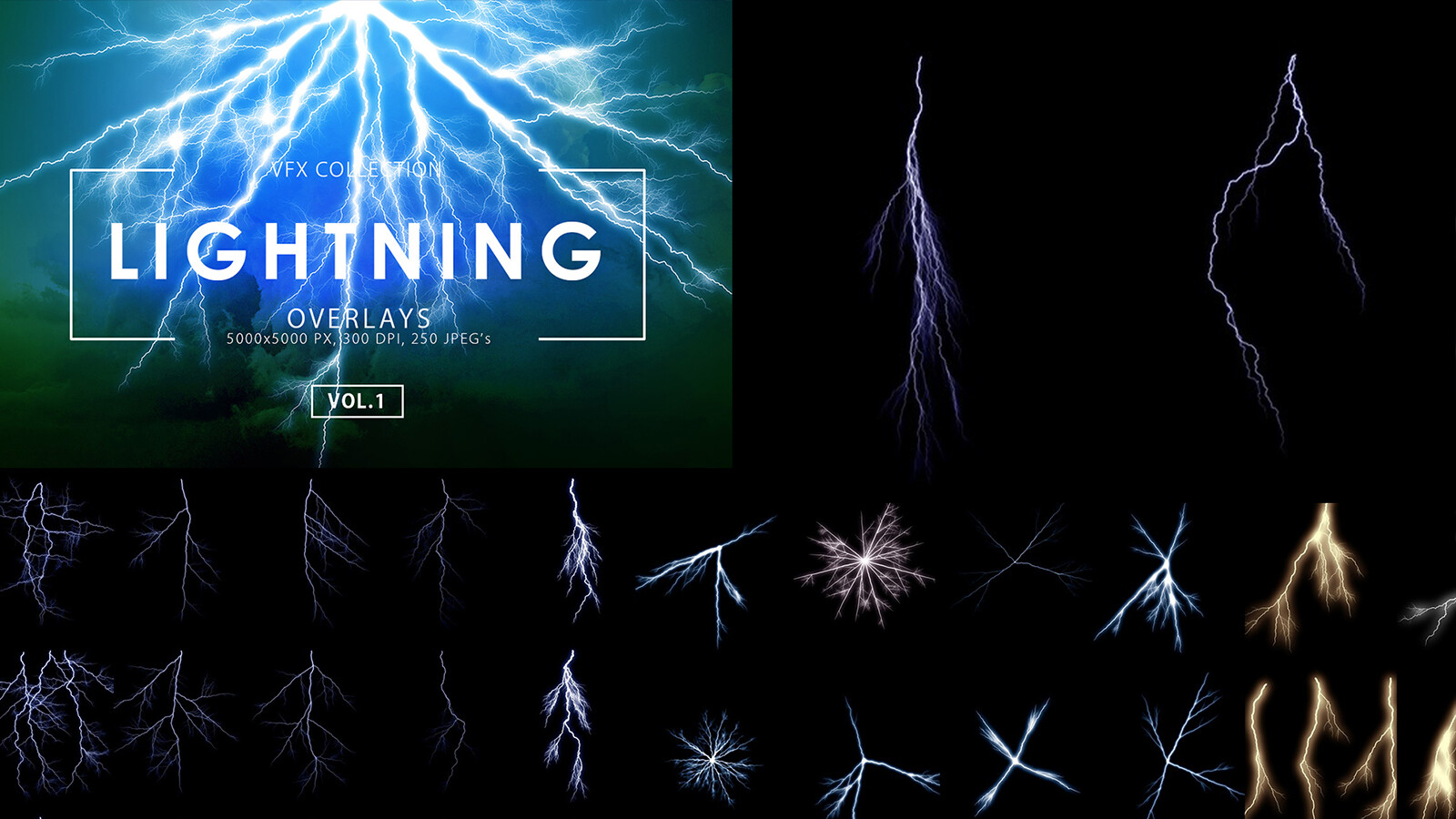 ArtStation - Visual Effects Bundle - Brushes, Actions, Overlays | Brushes