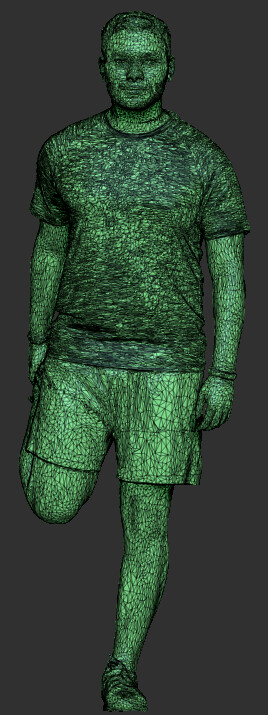 ArtStation - Muscular young man stretching leg in sports outfit 245 ...