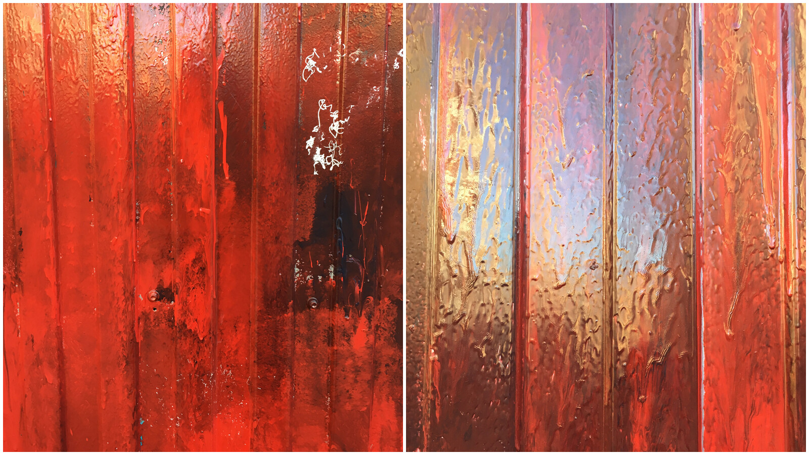 ArtStation - 9 Red Painted Metal Textures | Resources