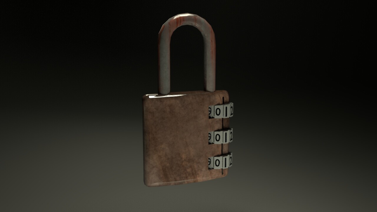 ArtStation - Padlock - Unity .FBX 3D Model.- | Game Assets