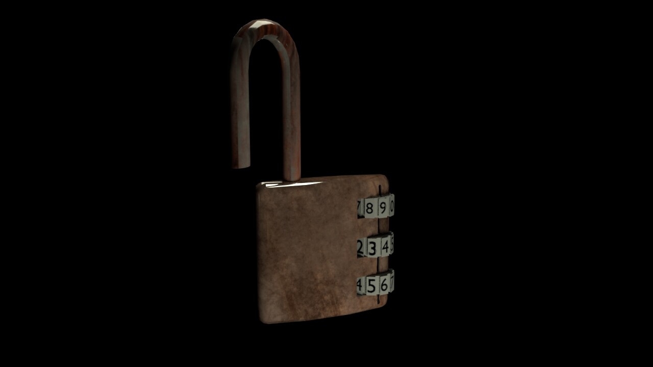 ArtStation - Padlock - Unity .FBX 3D Model.- | Game Assets