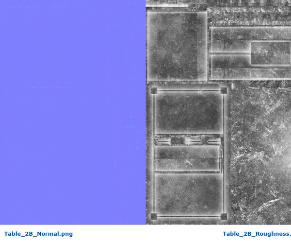 ArtStation - Table 2B | Game Assets