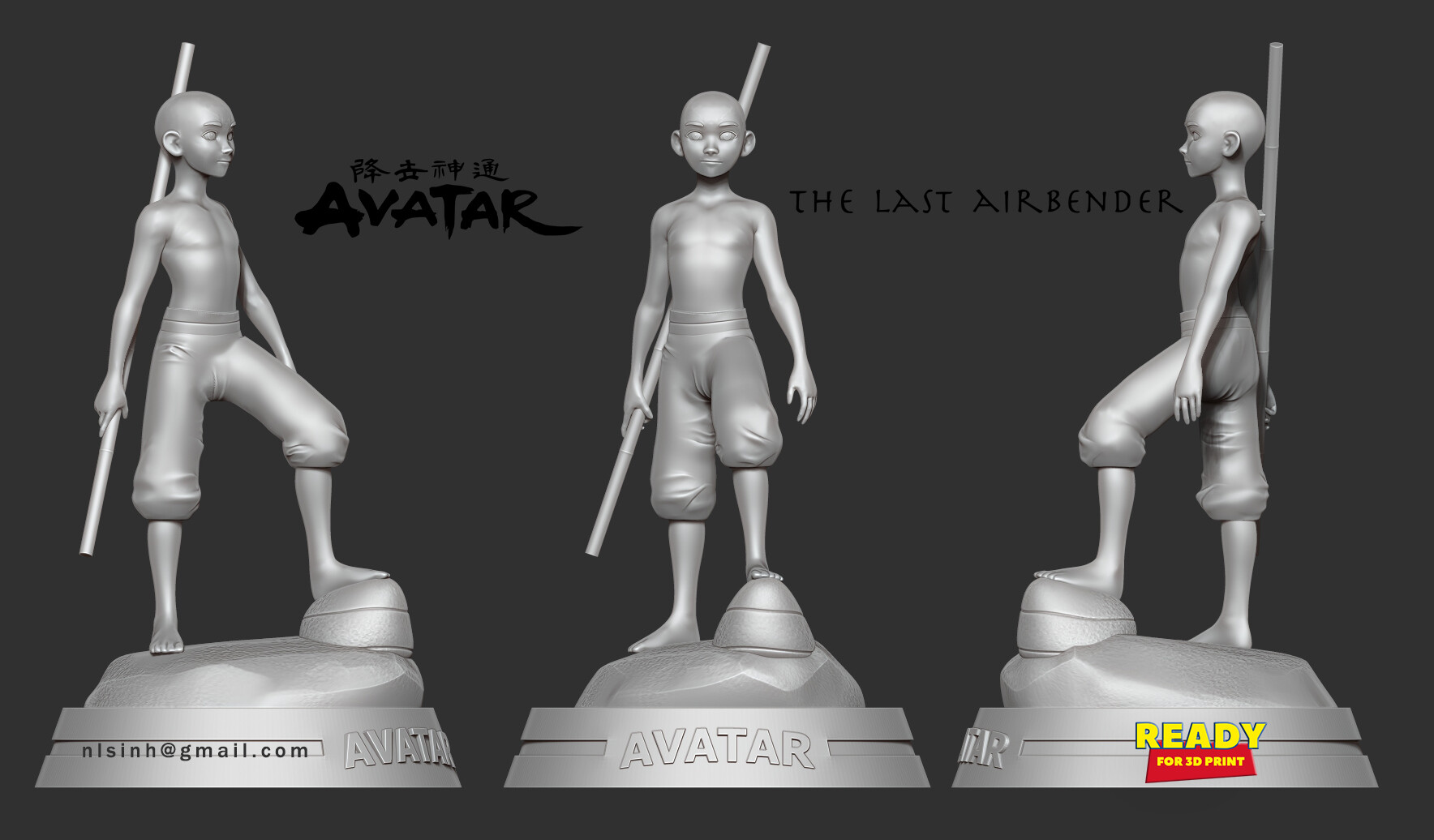 ArtStation - Aang - The last airbender Fanart | Resources