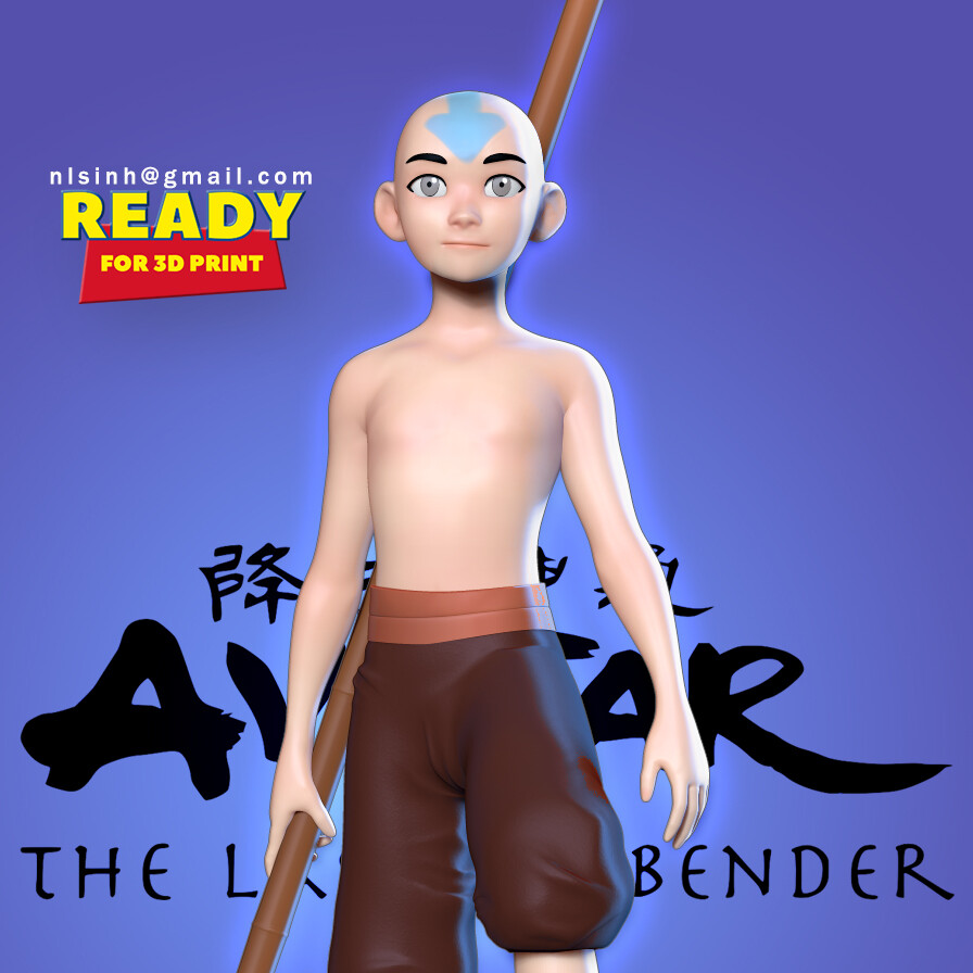 ArtStation - Aang - The last airbender Fanart | Resources