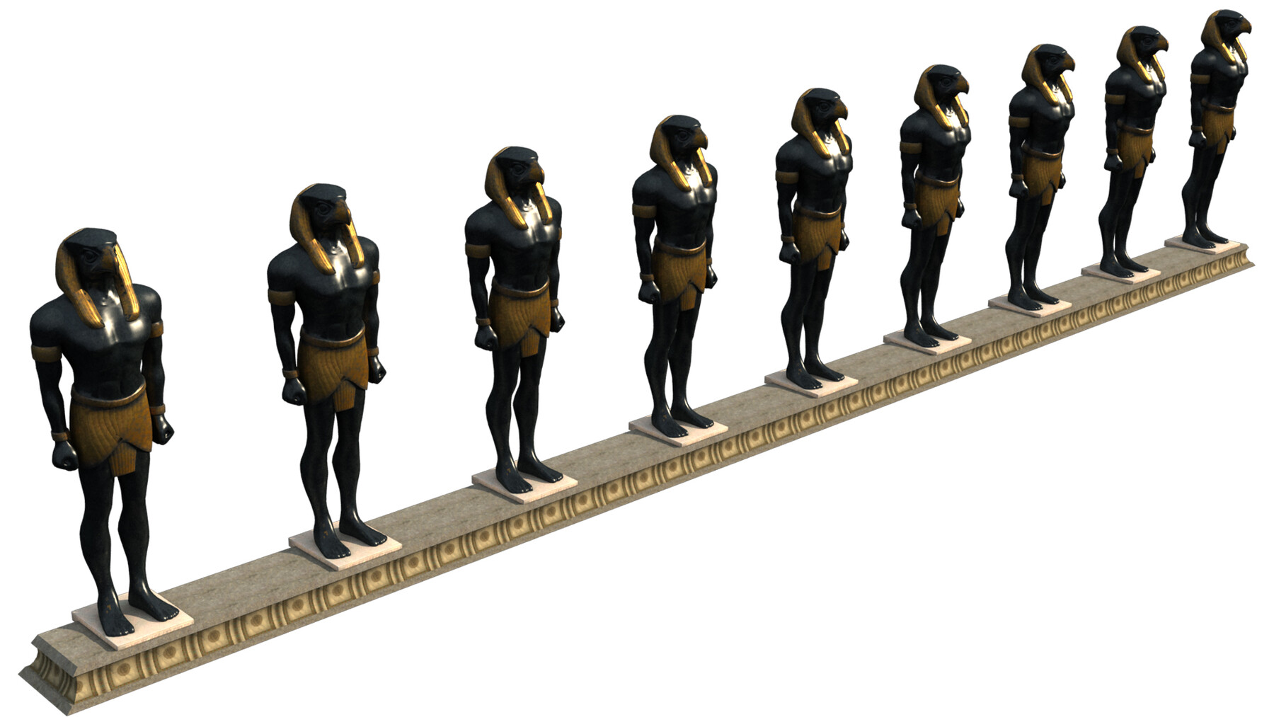 ArtStation - Egyptian Pheronic Sculpture EPS-04 | Resources