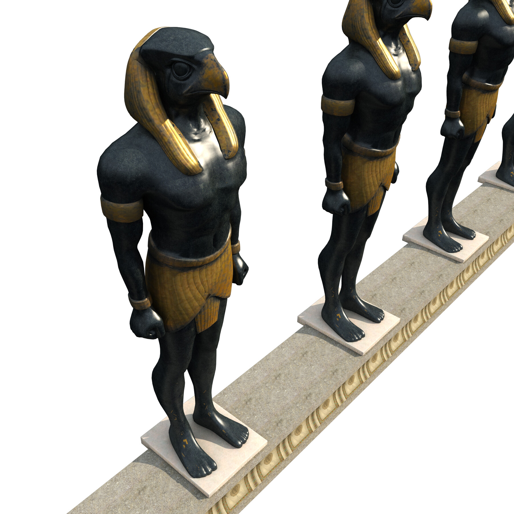 ArtStation - Egyptian Pheronic Sculpture EPS-04 | Resources
