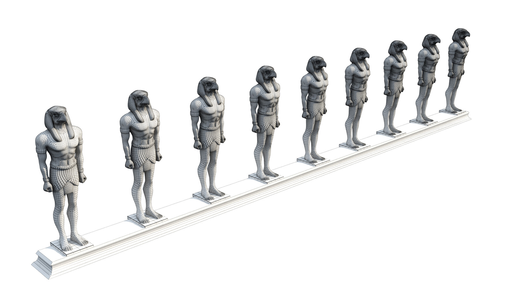 ArtStation - Egyptian Pheronic Sculpture EPS-04 | Resources