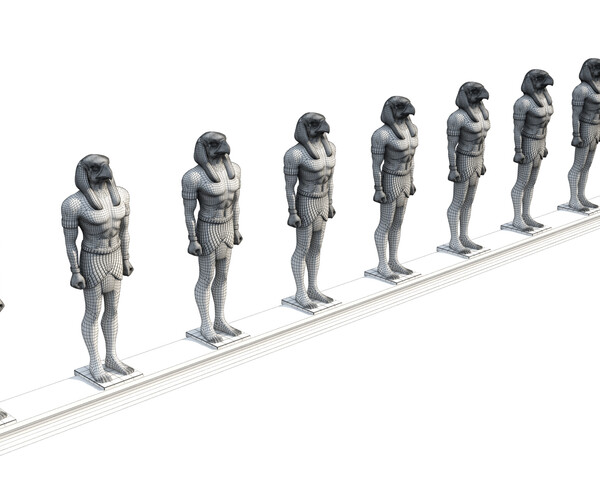 ArtStation - Egyptian Pheronic Sculpture EPS-04 | Resources