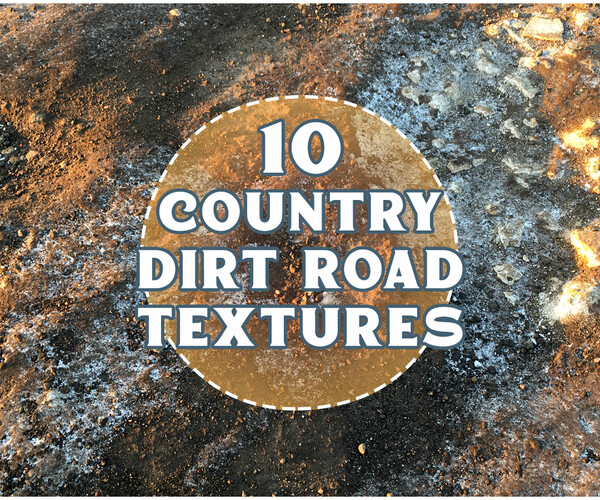 ArtStation - 10 Country Dirt Road Textures | Resources