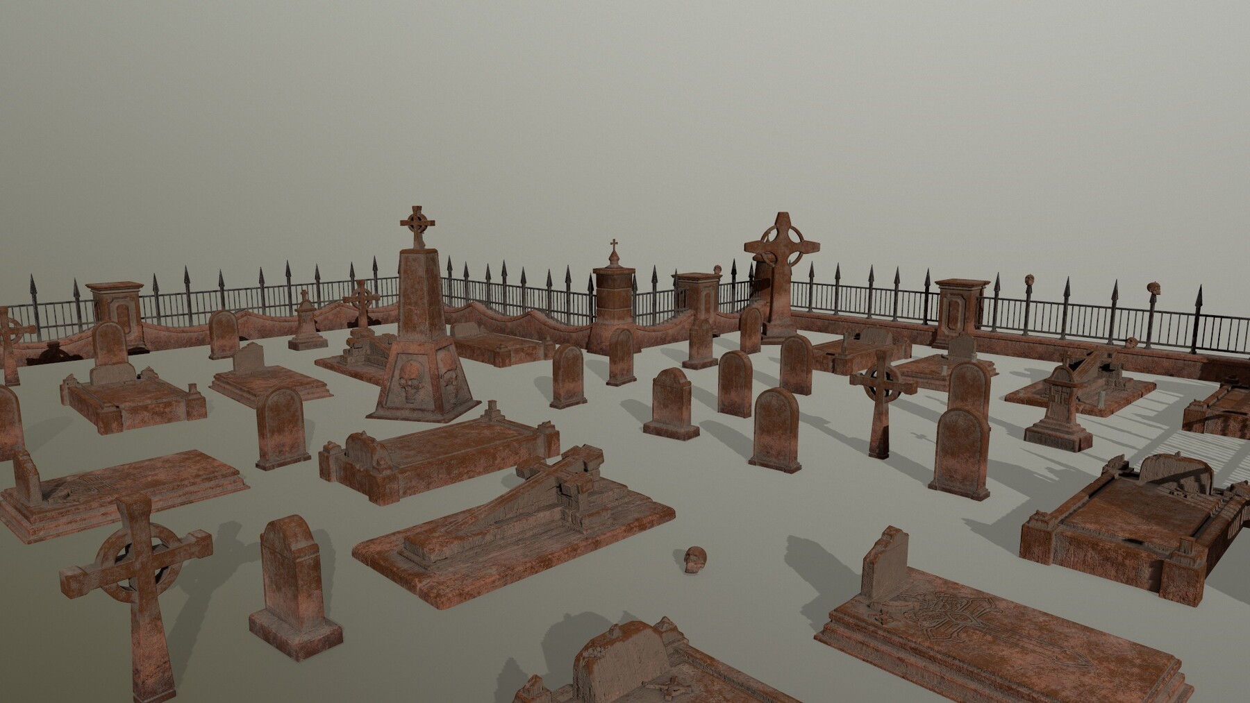 ArtStation - tombstone set | Game Assets