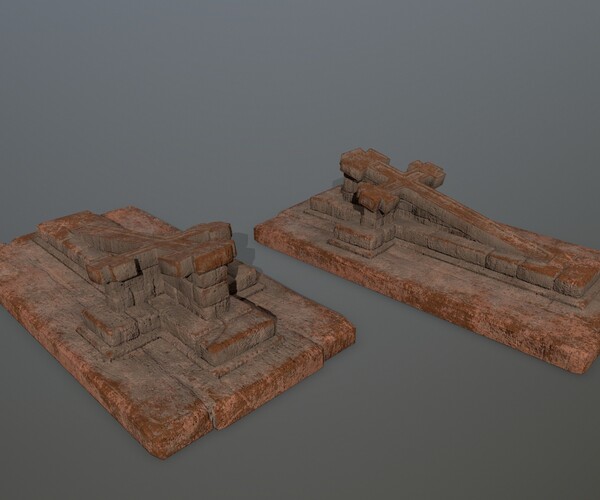 ArtStation - tombstone set | Game Assets