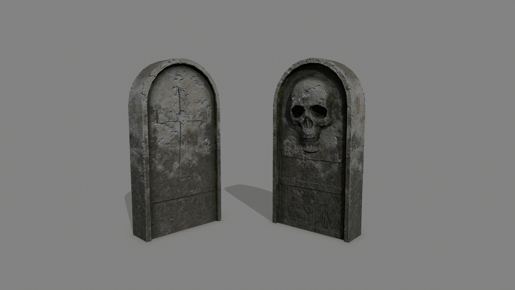 ArtStation - tombstone set | Game Assets