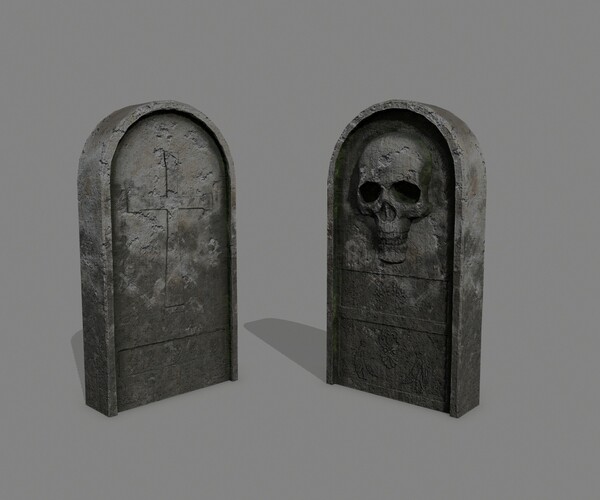 ArtStation - tombstone set | Game Assets