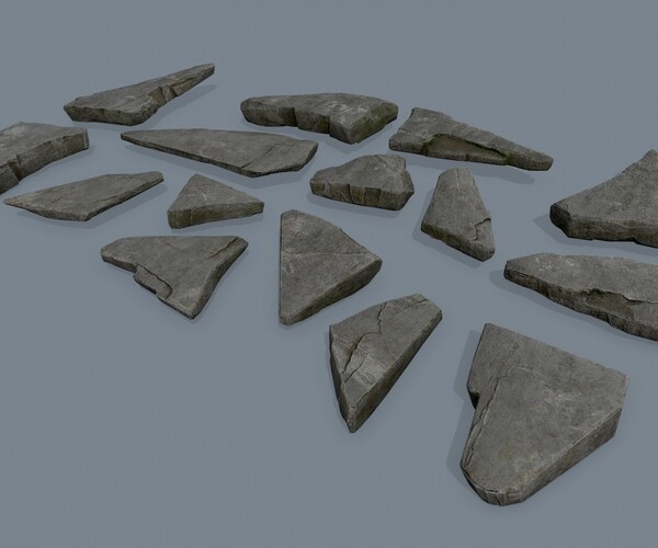 ArtStation - stone set | Game Assets