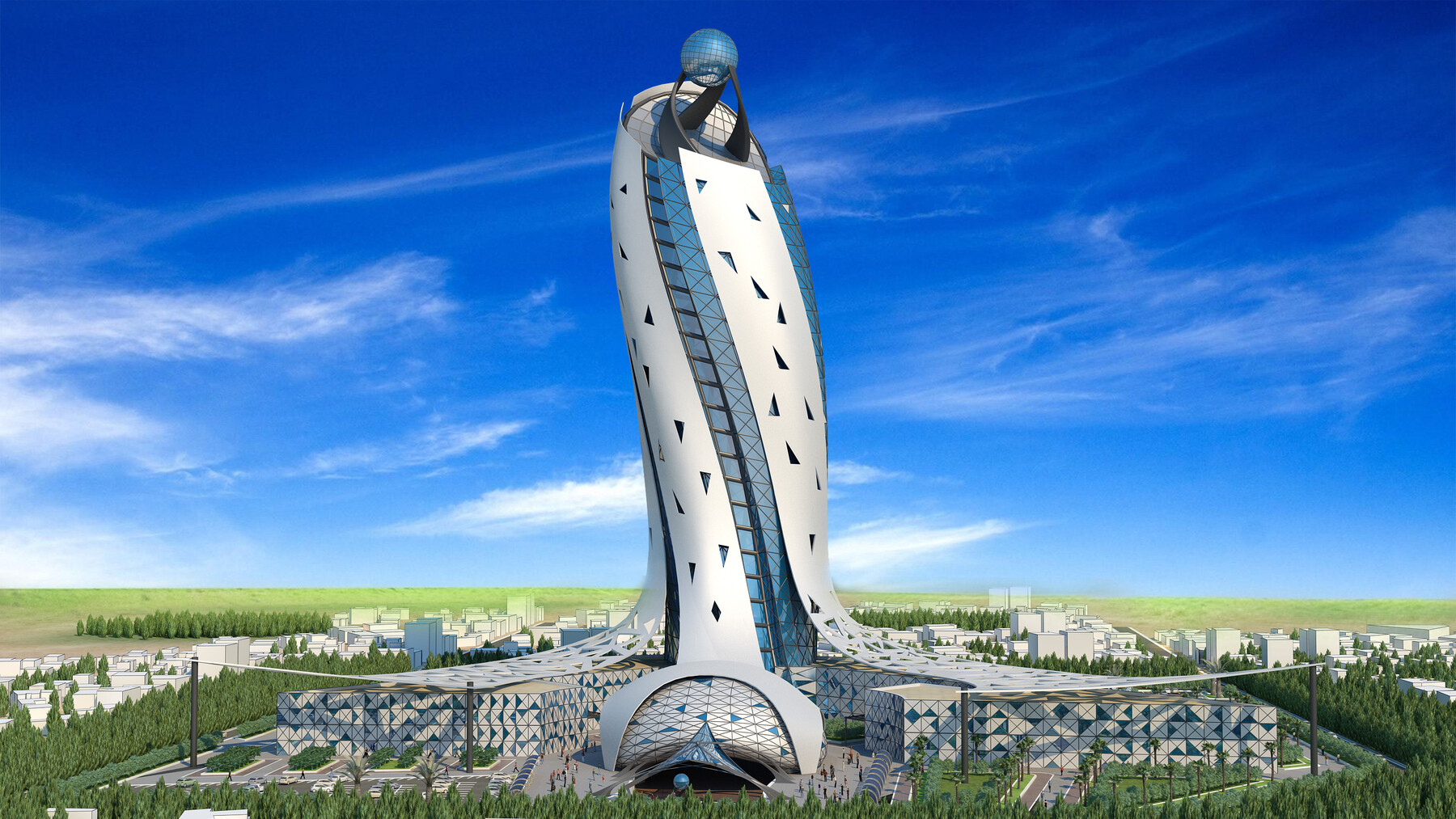 ArtStation - Organic-Parametric Skyscraper - Project 01 | Resources