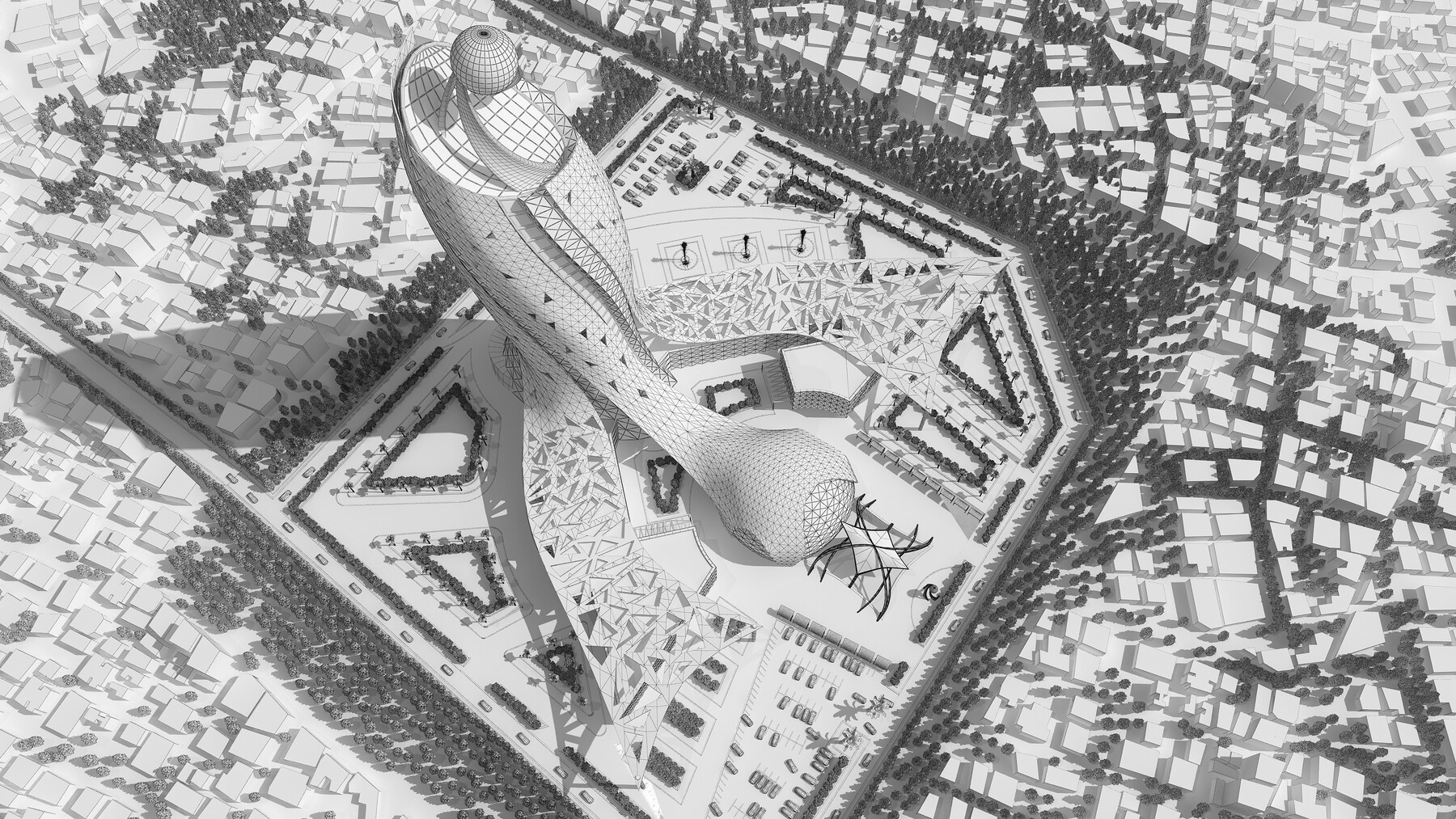 ArtStation - Organic-Parametric Skyscraper - Project 01 | Resources