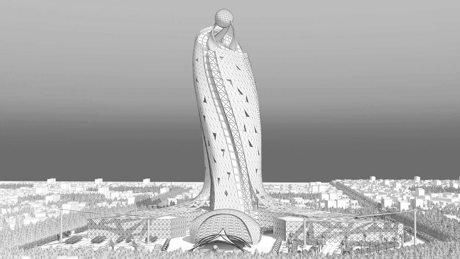 ArtStation - Organic-Parametric Skyscraper - Project 01 | Resources