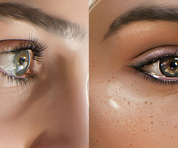 ArtStation - Skin Brushes for Photoshop | Brushes