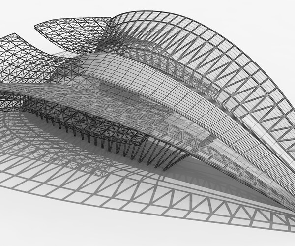 ArtStation - Parametric Shaded Station Structure | Resources