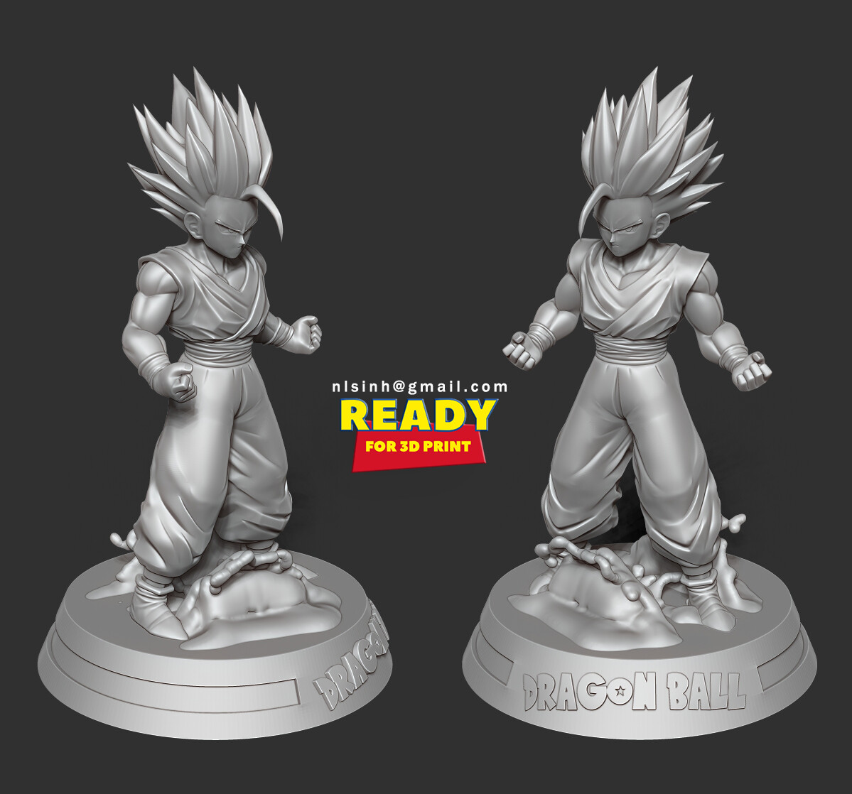 Maker Supplies Electronics & Accessories GOHAN Adult Stl file 3d model ...