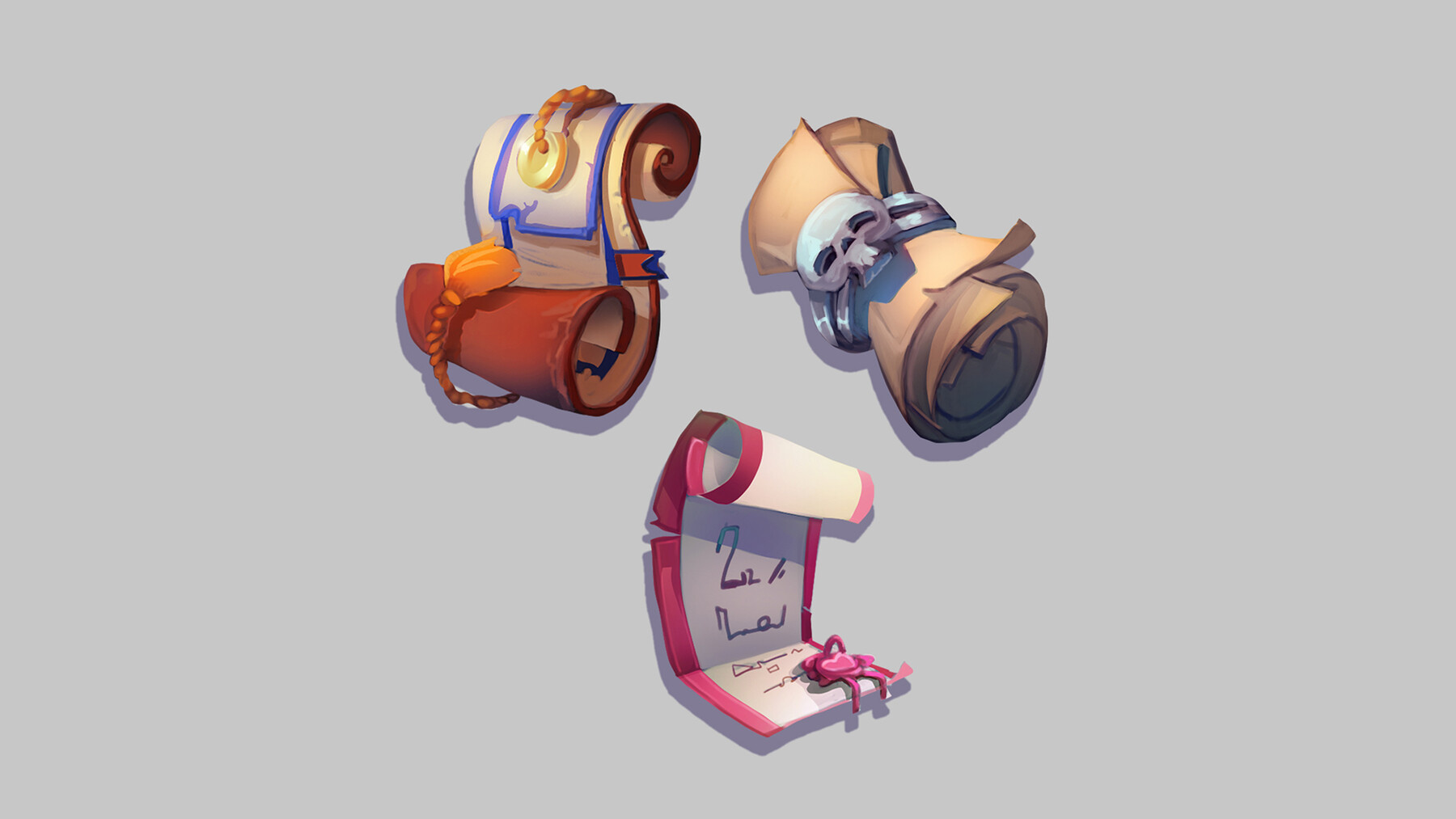 ArtStation - Scroll Icons Pack | Game Assets
