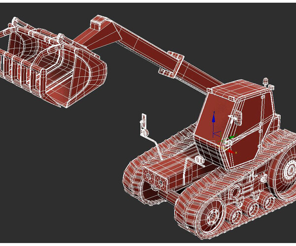 ArtStation - Tractor 3D model | Game Assets