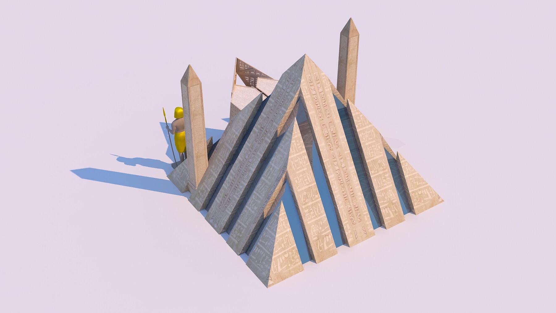 ArtStation - Modern Egyptian Pyramids | Resources