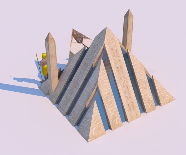 ArtStation - Modern Egyptian Pyramids | Resources