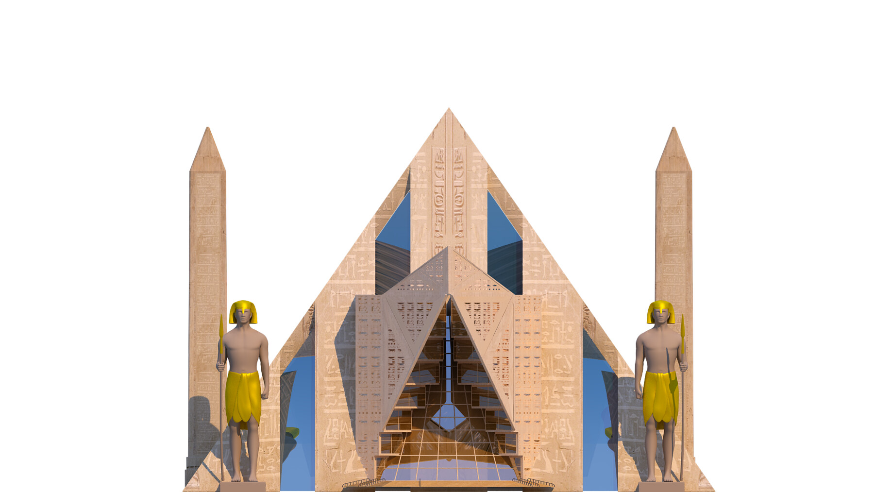 ArtStation - Modern Egyptian Pyramids | Resources