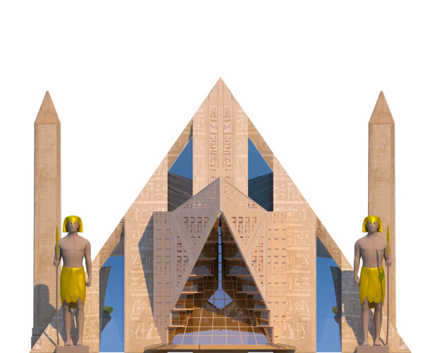 ArtStation - Modern Egyptian Pyramids | Resources