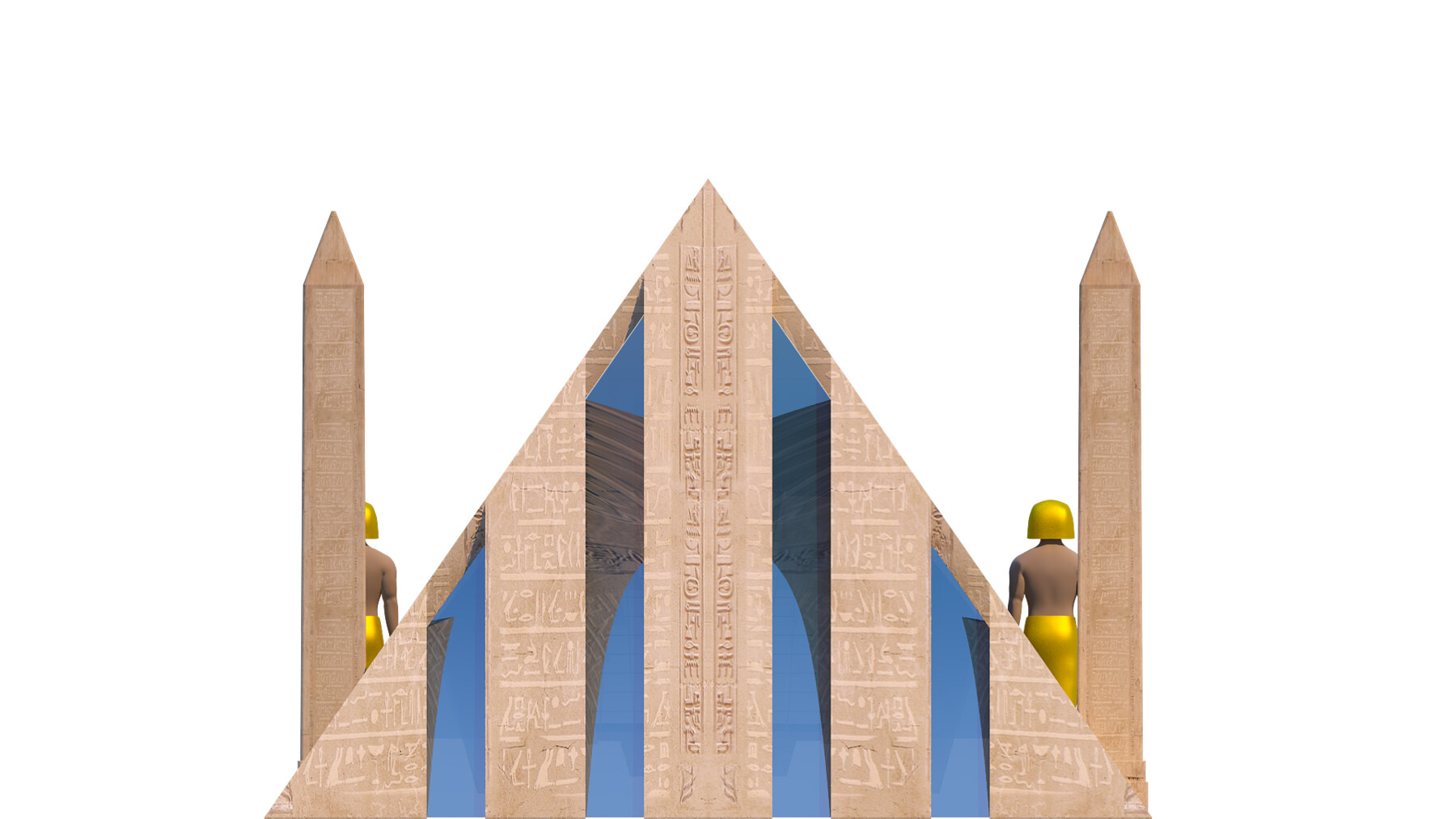 ArtStation - Modern Egyptian Pyramids | Resources