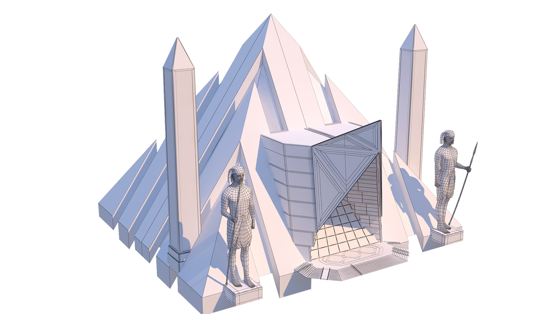 ArtStation - Modern Egyptian Pyramids | Resources