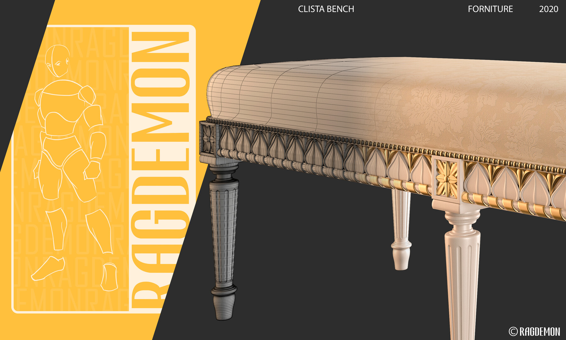 ArtStation - CLISTAL BENCH | Game Assets