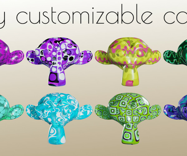 ArtStation - Procedural Retro Patterns for Blender | Resources