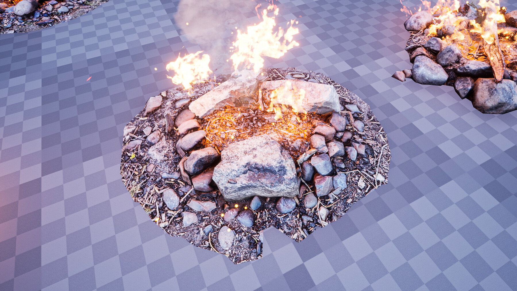 ArtStation - SCANNED BONFIRES AND STUMPS | Game Assets