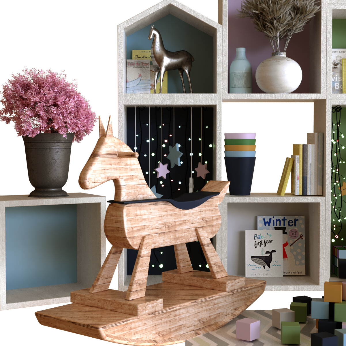 ArtStation - children decor set 001 | Resources